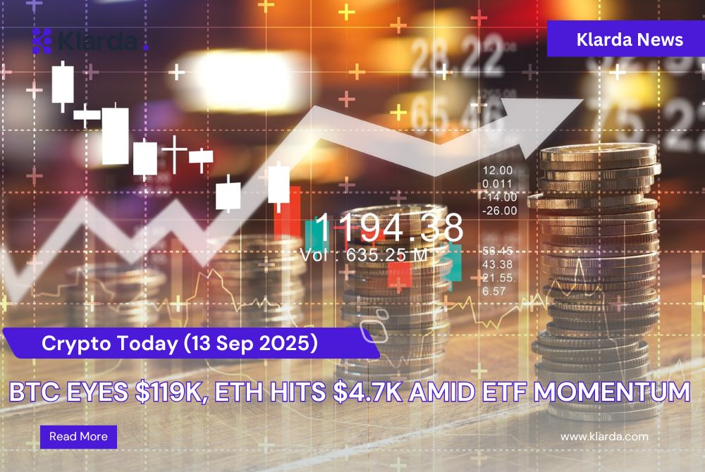 Crypto Market Outlook: BTC Eyes $119K, ETH Hits $4.7K Amid ETF Momentum